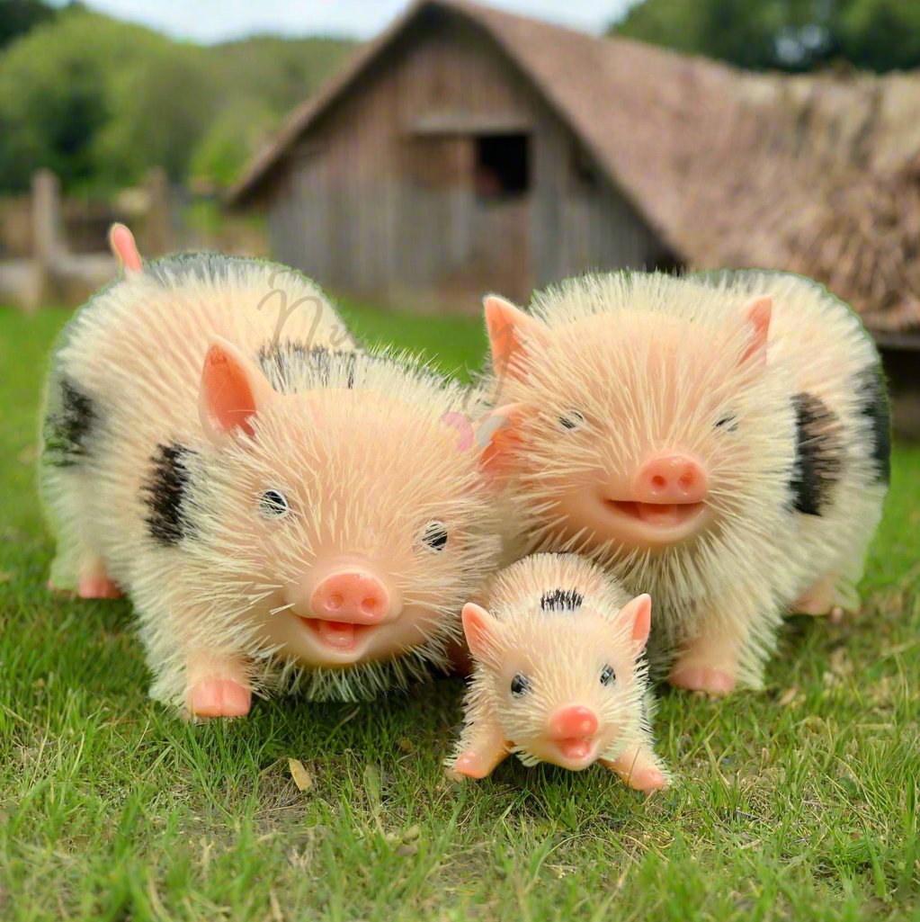 Chubby Silicone Piglets – Loula’s Little Nursery